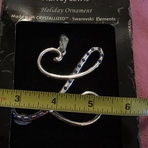 Target | Jewelry | Pretty Decoration Letter L With Swarovski Crystal ...